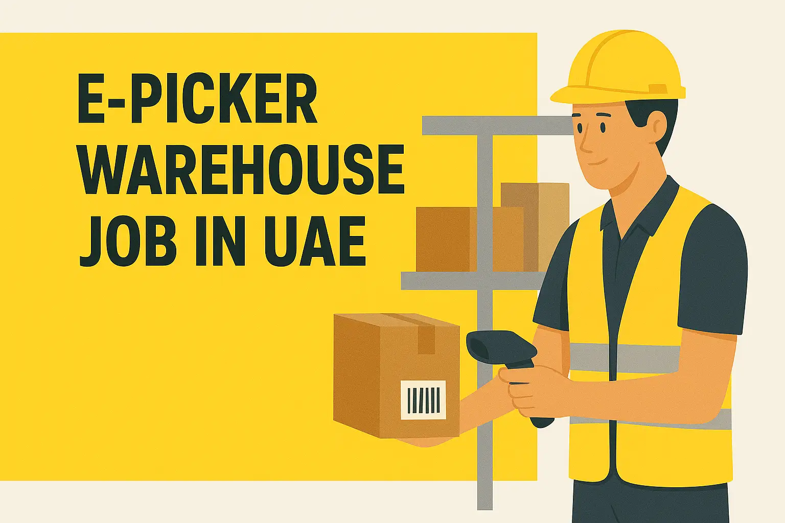 E-Picker Warehouse Job in UAE | With Accommodation + Transport | Sozo ...